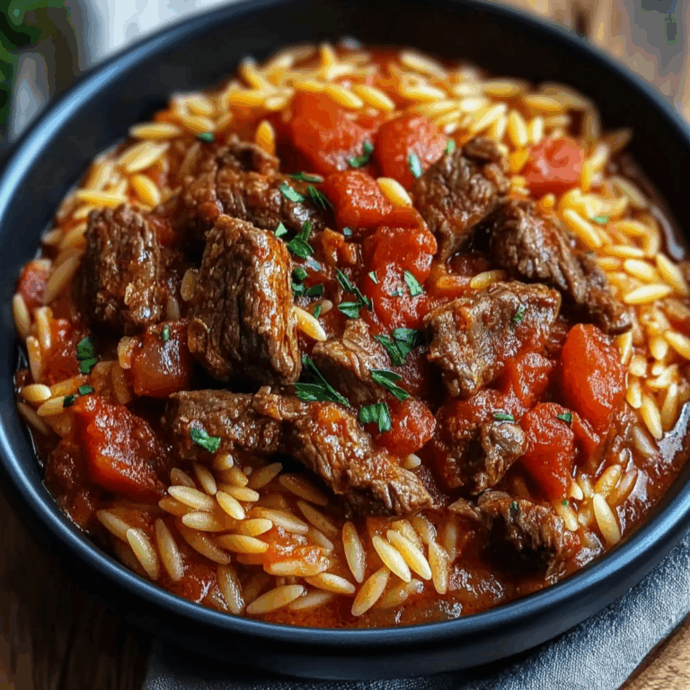 Beef Giouvetsi (Greek Beef Orzo Pasta) Recipe