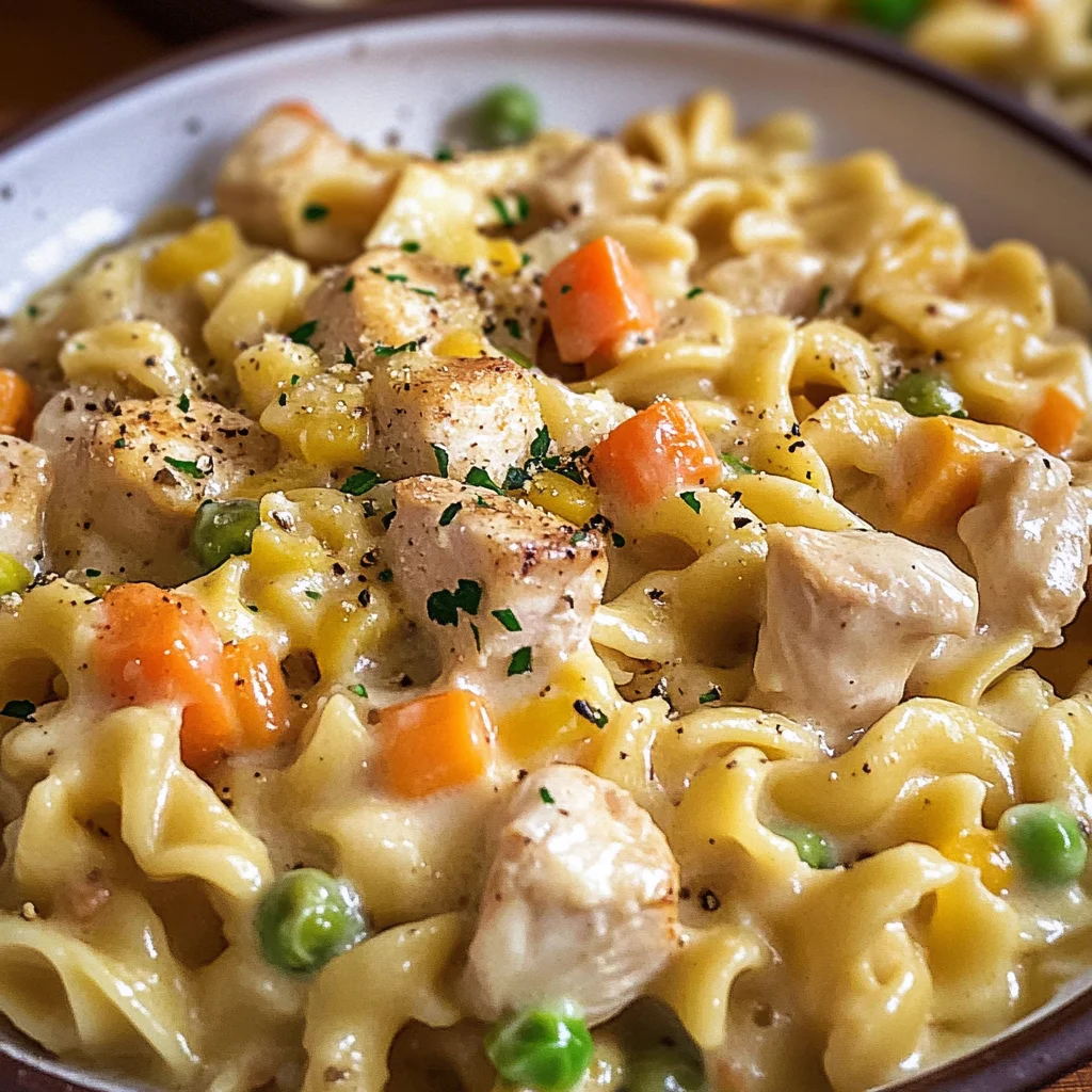 Chicken Pot Pie Pasta Recipe