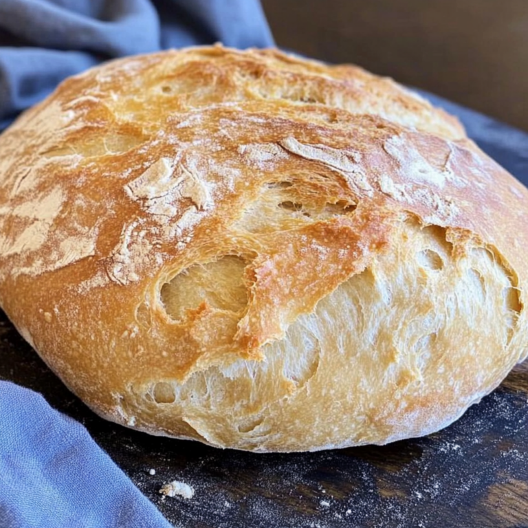 Rustic Italian Crusty Bread Recipe
